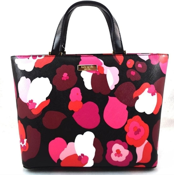 kate spade | Bags | Kate Spade New York Juno Grant Street Black Pink ...